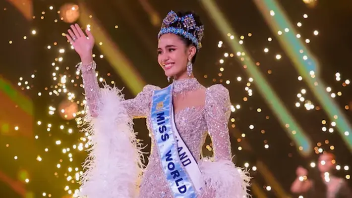 MISS WORLD 2025 : थाईलैंड की ओपल सुचाता चुआंगश्री बनीं मिस वर्ल्ड, 72 ...